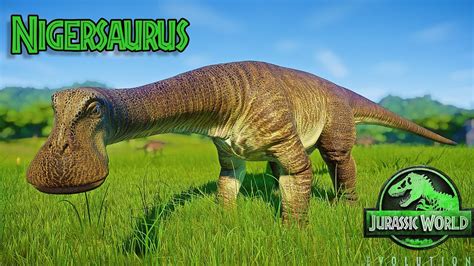 Jurassic World Evolution New Herbivore Dinosaur Pack Nigersaurus