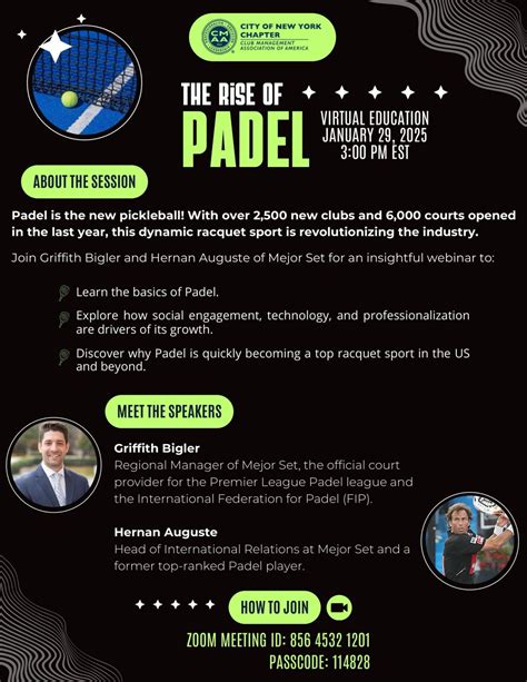 📢 Calling All Cmaa Members And Club Racquets Professionals… Join The