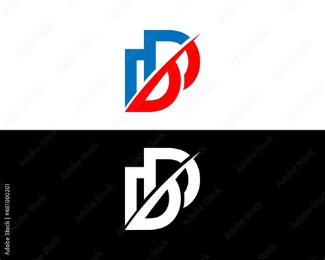 Dd Letter Logo Design Modern Creative Alphabet Icon Vector Template