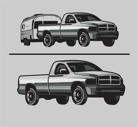Dodge Pick Up Truck Clip Art