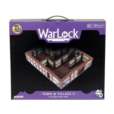 Warlock Tiles Town And Village Ii Full Height Plaster Walls Board
