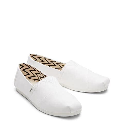 Toms Alpargata Shoes White Frasers