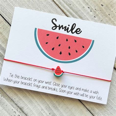 Watermelon Bracelet Etsy