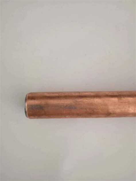 Earthing Copper Rod Electrode Earthing System One End Flat 16mm