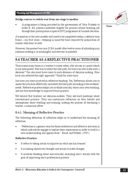 Teacher As A Reflective Practitioner Pdf Teaching Method Reflective Practice