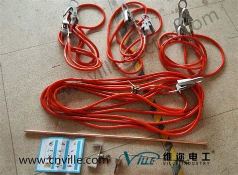 Portable Overhead Line Earthing Set Earth Set Copper Cable Earthing System Breaker