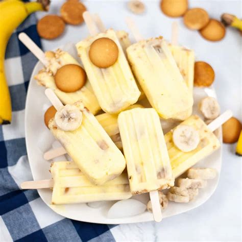 Banana Pudding Popsicles Easy 3 Ingredient Recipe