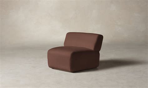 The Miles Modular Chair Marled Alpaca Velvet Molasses Maiden Home