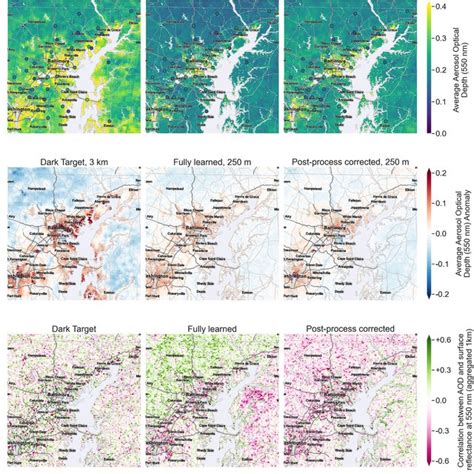 Top Row Average Moderate Resolution Imaging Spectroradiometer Modis