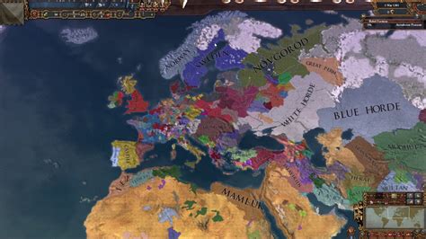 Eu4 Mandt Timelapse Slower Tech Growth No Truce Timer Youtube