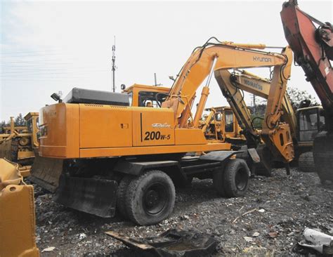 Экскаватор колесный Hyundai R200w 7 76 фото Hdpic картинки