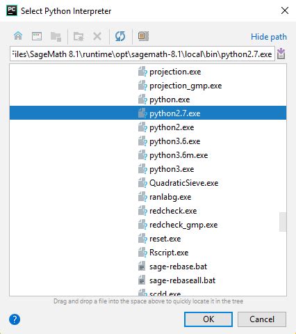 Make PyCharm Recognise The Sage Python Interpreter ASKSAGE Sage Q A Forum