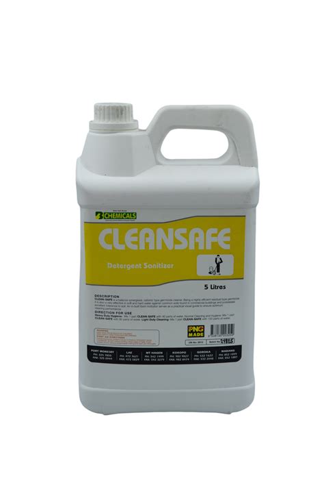 Clean Safe Germicidal Liquid Detergent 5 Liters Brian Bell Chemicals