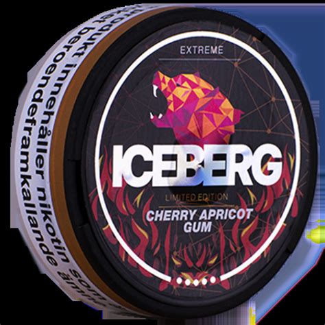 Iceberg Cherry Apricot Gum Extreme Portion Köp Fraktfritt ⭐️