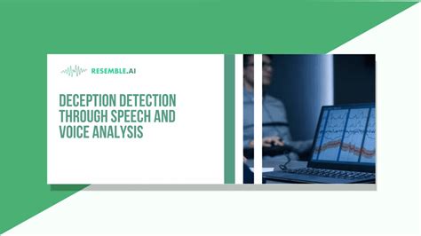 Deception Detection Through Speech And Voice Analysis