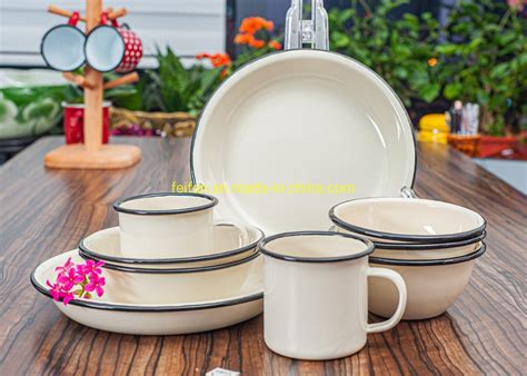 Thickened Enamel Tablewaredinnerwarecamping Ware Tableware And