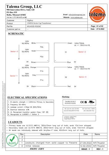 All Talema Catalogs And Technical Brochures