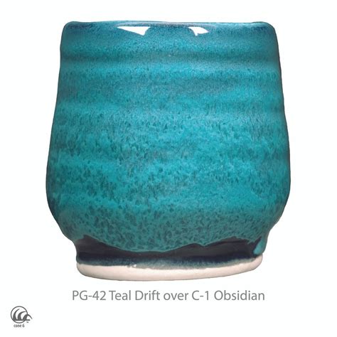 Amaco Phase Glaze Pg 42 Teal Drift Pint Clay King