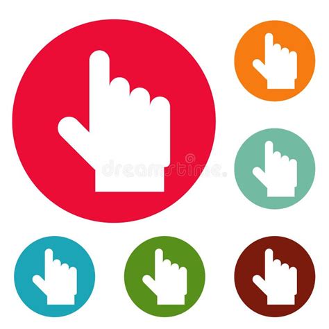 Hand Cursor Set Stock Illustrations Hand Cursor Set Stock
