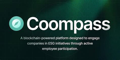 Coompass On Linkedin Coompass A Blockchain Powered Platform For Esg