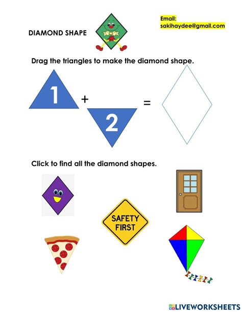 Finding Diamonds Free Interactive Worksheets 1681457
