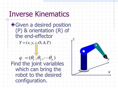 PPT Inverse Kinematics PowerPoint Presentation Free Download ID