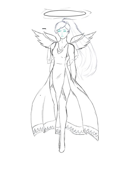 Wip Kora Angel Ver By Overlyhotfrappaccino On Deviantart