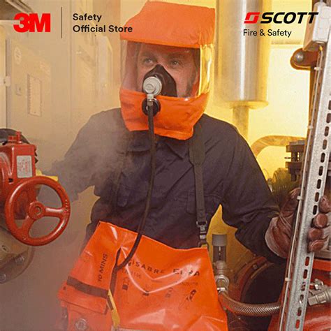 3m™ Scott Elsa Emergency Life Support Apparatus 2009419 Escape Set 15 Min Standard Bag Psd