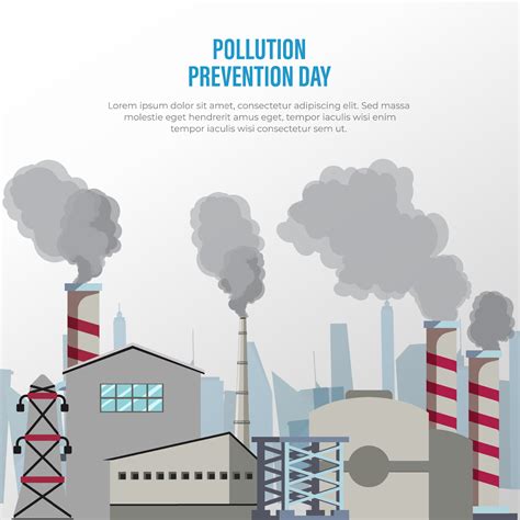 National Pollution Prevention Day Design Background Vector 12954655