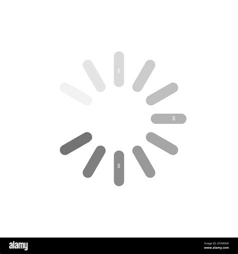 dark refresh icon on white background loading process sign vector