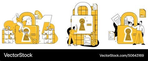 Data Security Confidence In Business Transactions Vector Image