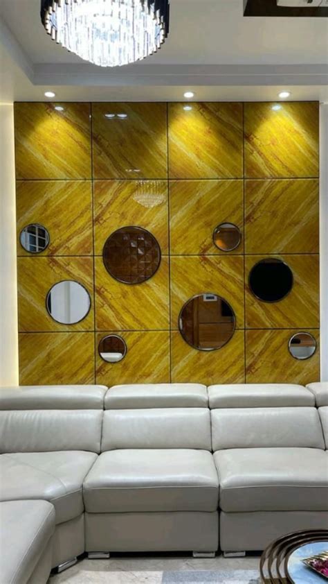 Uv Digital Printing On Glass And Mirror Highlights Decorated Wall