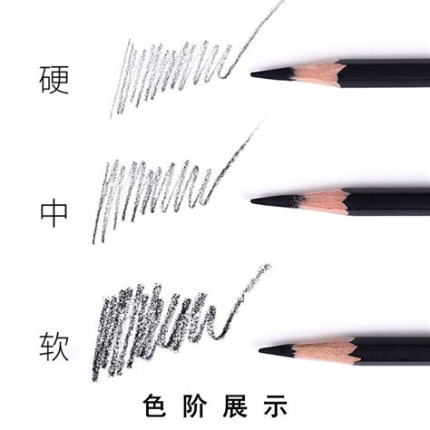 中华牌112炭笔炭化铅笔软中硬性素描速写碳笔初学者美术绘画工具虎窝淘