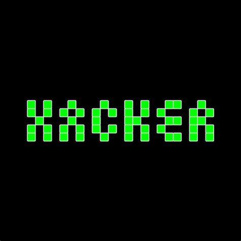Design De Logotipo De Ladrão Cibernético De Fonte Hacker Vetor Premium