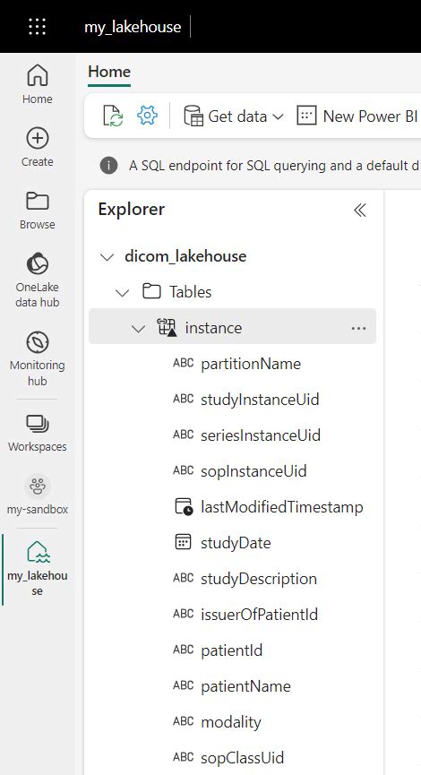 开始在分析工作负荷中使用 dicom 数据 azure health data services microsoft learn