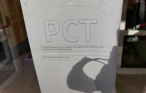 Tudi V OŠ Prebold Vendarle Preverjali Pogoj Pct Domovina