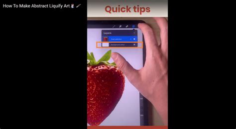 How To Make Abstract Liquify Art Procreate Quick Tutorial