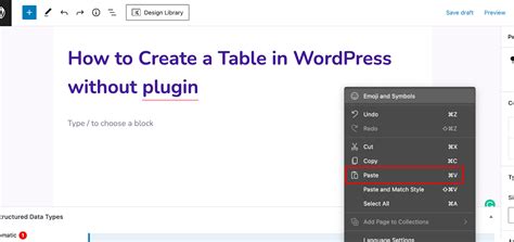 how to create table in wordpress without plugin 2 easy methods
