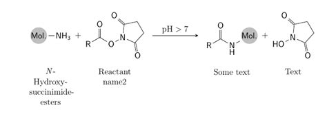 Tikz Pgf How To Annotate This Chemical Scheme Using Chemfig Package