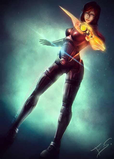 Anime Komutan Shepard Mass Effect Gerçekçi Anime Girls Video Oyunları Hd Masaüstü Duvar