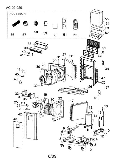 Haier Portable Air Conditioner Parts Diagram At Danielle Harrison Blog