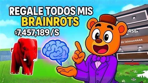 ¡regalÉ Todos Mis Brainrots A Mis Subs Y DescubrÍ La Nueva Base Secreta