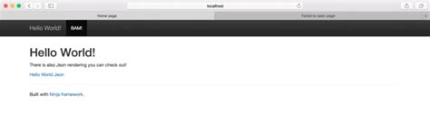 Introduction To Ninja Framework Baeldung