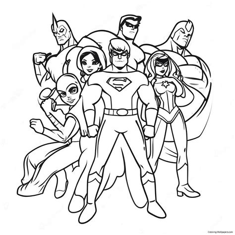 Thundermans Superhero Action Coloring Page 54264 42927