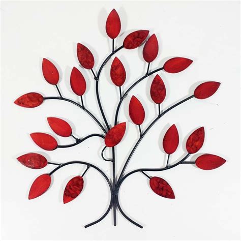 Best 15 Of Elevate Your Decor With Striking Red Flower Metal Wall Art