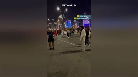 روپایی زدن دختر ایرانی در حاشیه جام جهانی 2022 قطر که بسیار پربازدید شد ویدیو