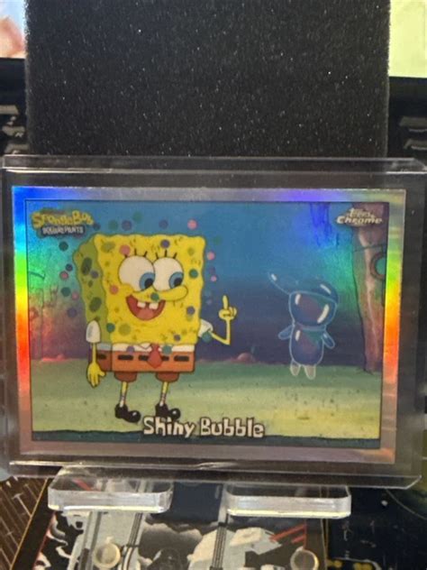 2025 Topps Chrome Spongebob Squarepants Shiny Bubble Refractor