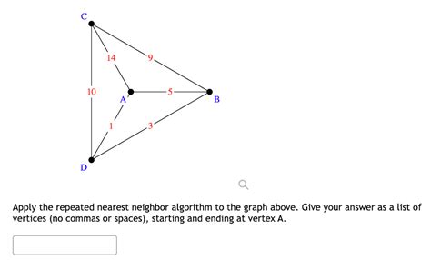 Answered Apply The Repeated Nearest Neighbor Bartleby