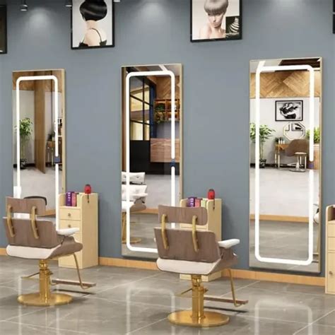 Wooden Frame Led Beauty Salon Mirror Mi Mirror