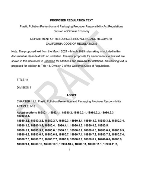 Sb 54 Proposed Reg Text May 2025 Documentcloud